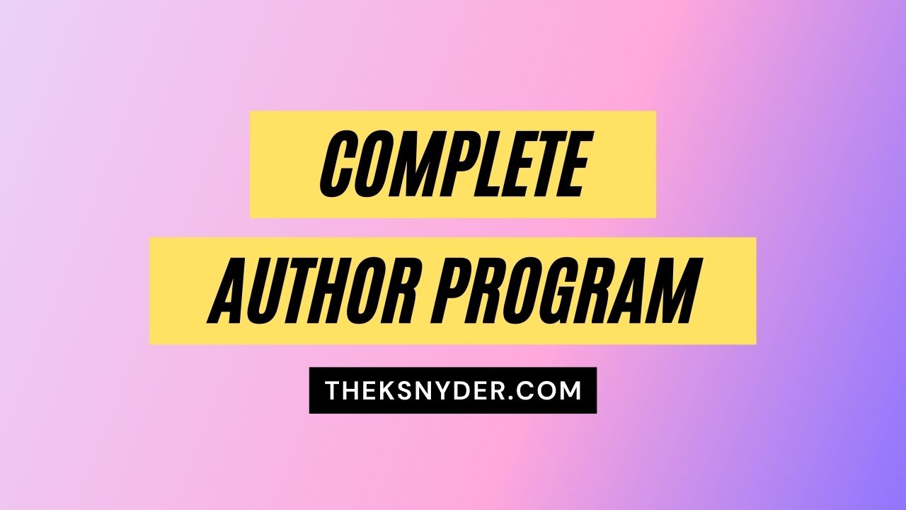 Make Money with Kyrsti | Complete Author Program